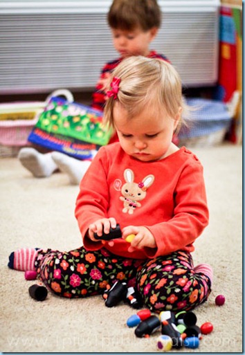 Tot School ~ 1/2 with Daddy ;-) - 1+1+1=1